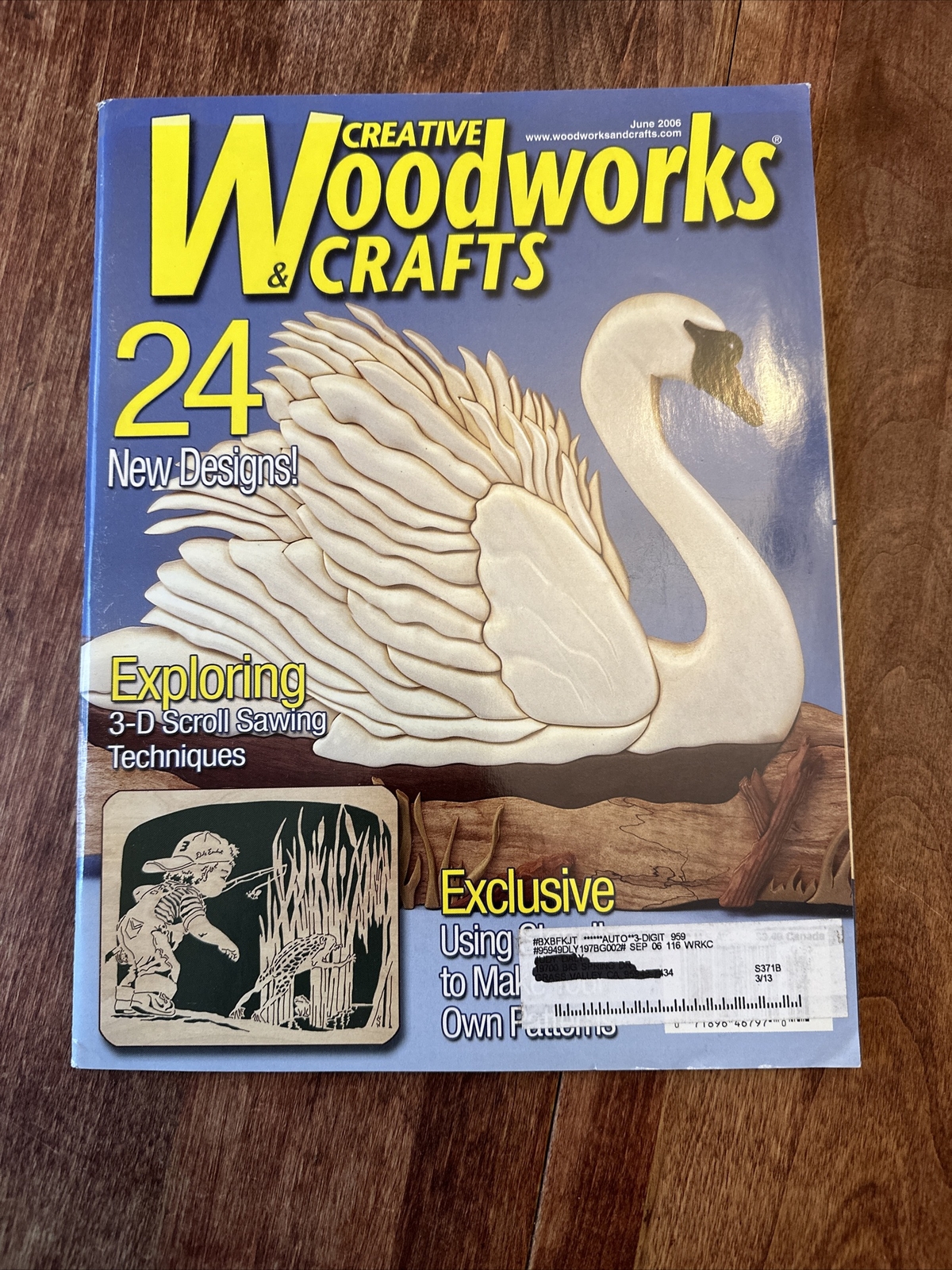 Creative Woodworks & Crafts Magazine June 2006 Scroll Patterns Puzzles ...