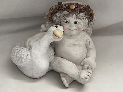 Vintage Dreamsicle “Me and My Shadow” Cherub Goose 1991. Retired 1993 ...