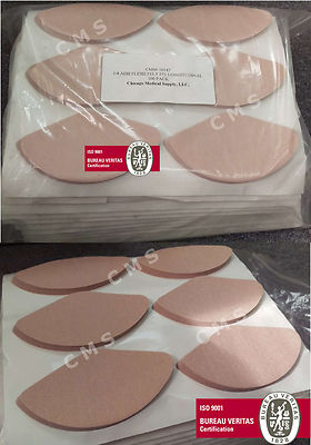 F51 Longitudinal Arch Pad 1/4" Adhesive Flesh Wool Felt 100/BG MPAD-044 ...