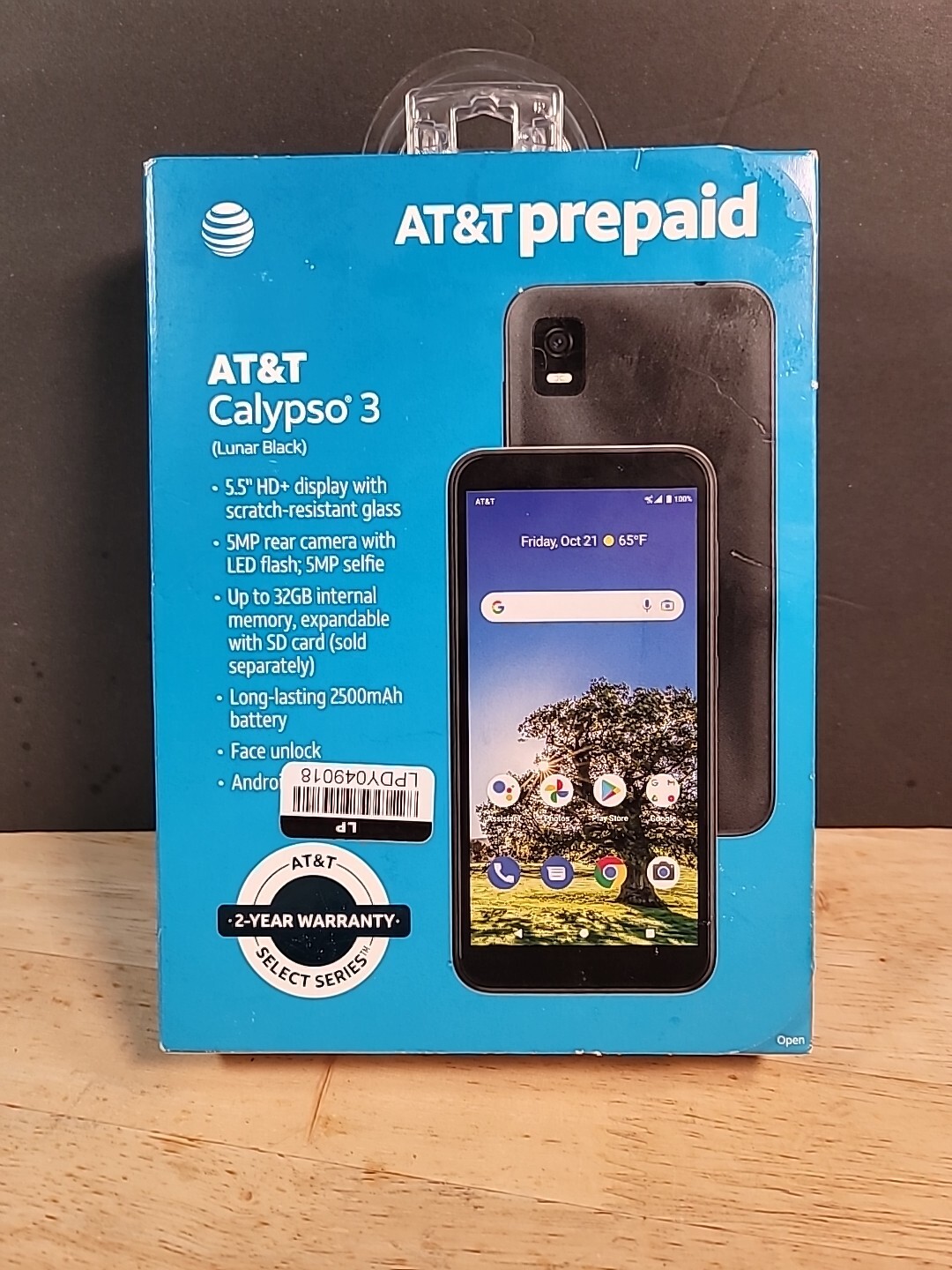 AT&T Calypso 3, 32GB, 5.5" HD+, Lunar Black - Prepaid Smartphone (New ...
