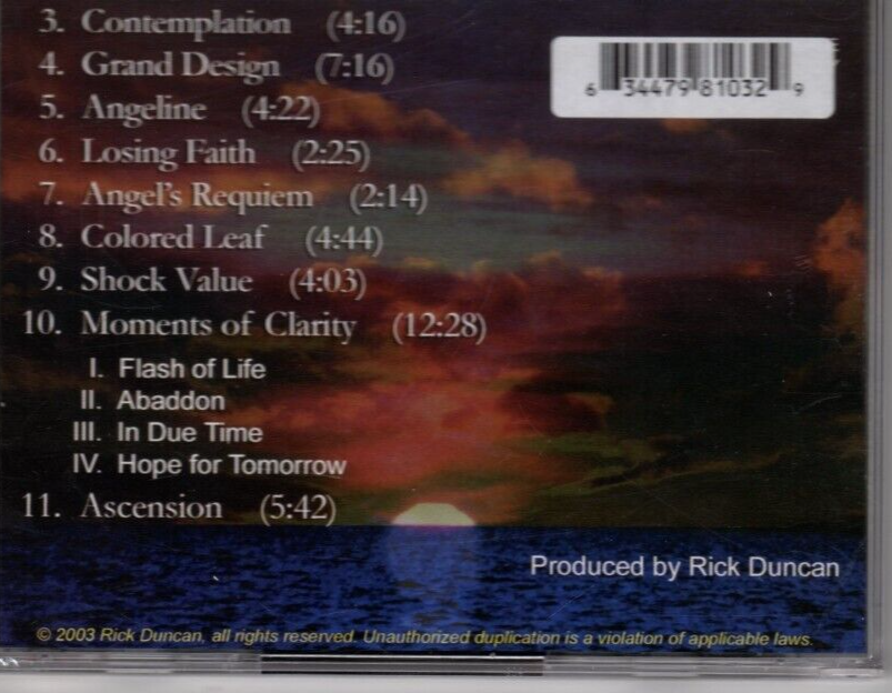 Cryptic Vision - Moments of Clarity (Prog, ROSFest 2003 CD) | eBay