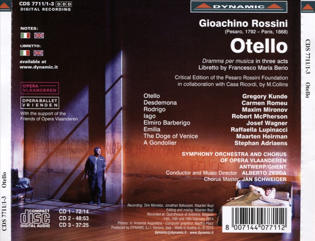 ROSSINI: OTELLO NEW CD 8007144077112| eBay