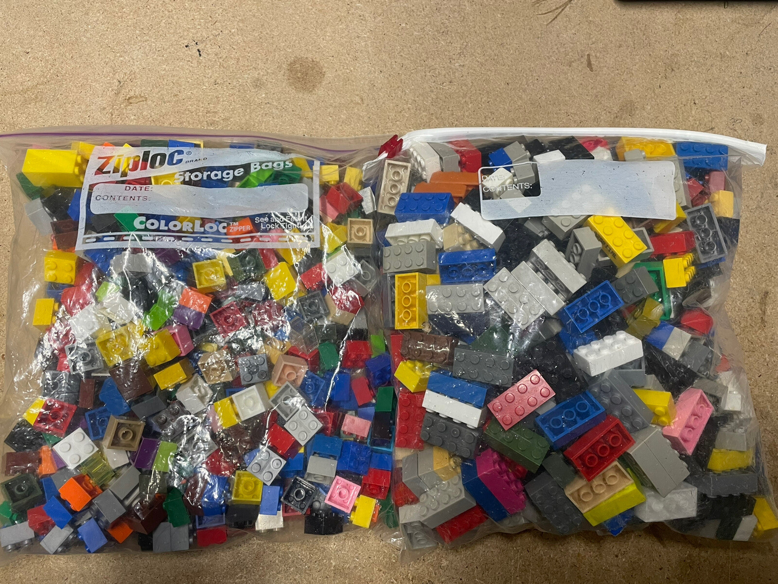 MEGA BLOKS Building Bricks 3 LBs Random Colors 2x2 And 2x4 Bricks | eBay