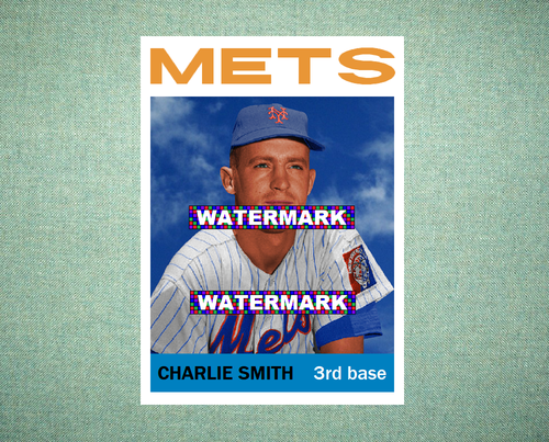 Charlie Smith New York Mets 1964 Style Custom Baseball Art Card | eBay