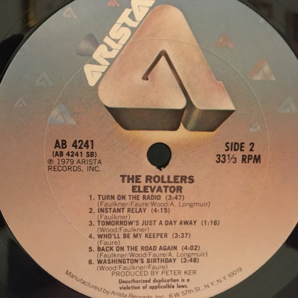 THE ROLLERS LP ELEVATORS ( PROMO ) | eBay