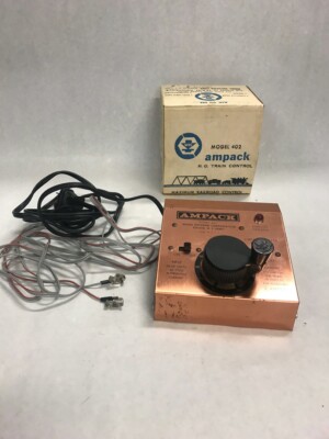Vintage 2 amp AMPACK model rectifier co HO train control circuit ...