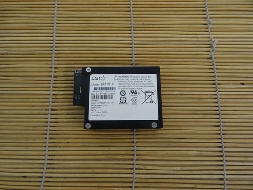 LSI BAT1S1P Mega Raid IBBU08 BATTERY RECHARGEABLE LI-ION L3-25343-05A ...