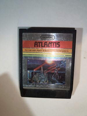 Vintage Atlantis Atari 2600 1982 Video game Cartridge | eBay