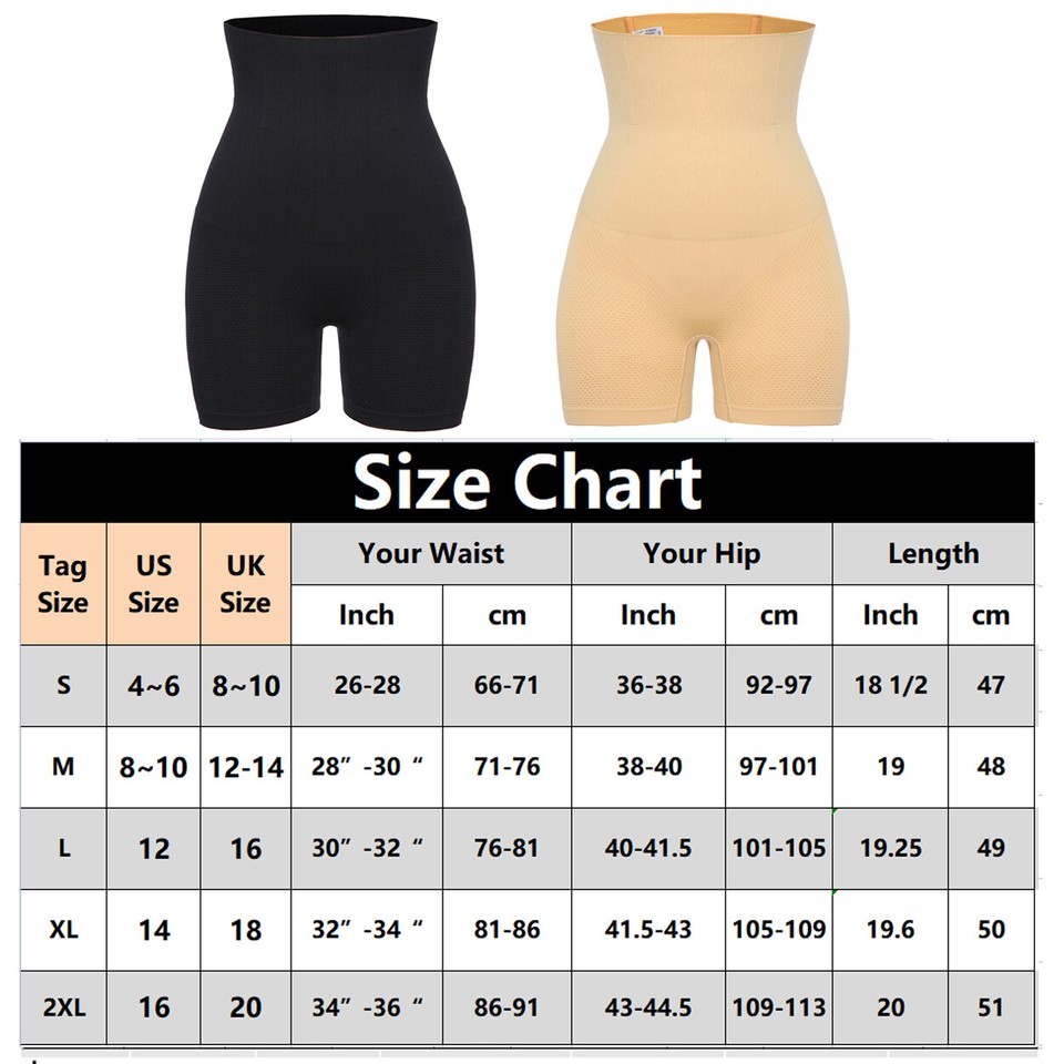 US Fajas Colombianas High Waist Shapewear Tummy Control Body Shaper ...