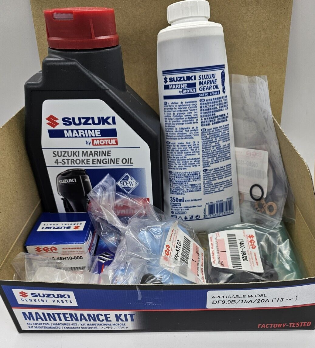 Genuine Suzuki Service Kit DF9.9B DF15A DF20A 4-Stroke 2013 & Up ...