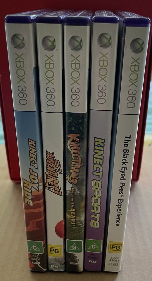 Microsoft Xbox 360 Kinect Sensor Games X 5 with Manuals *PAL* | eBay ...