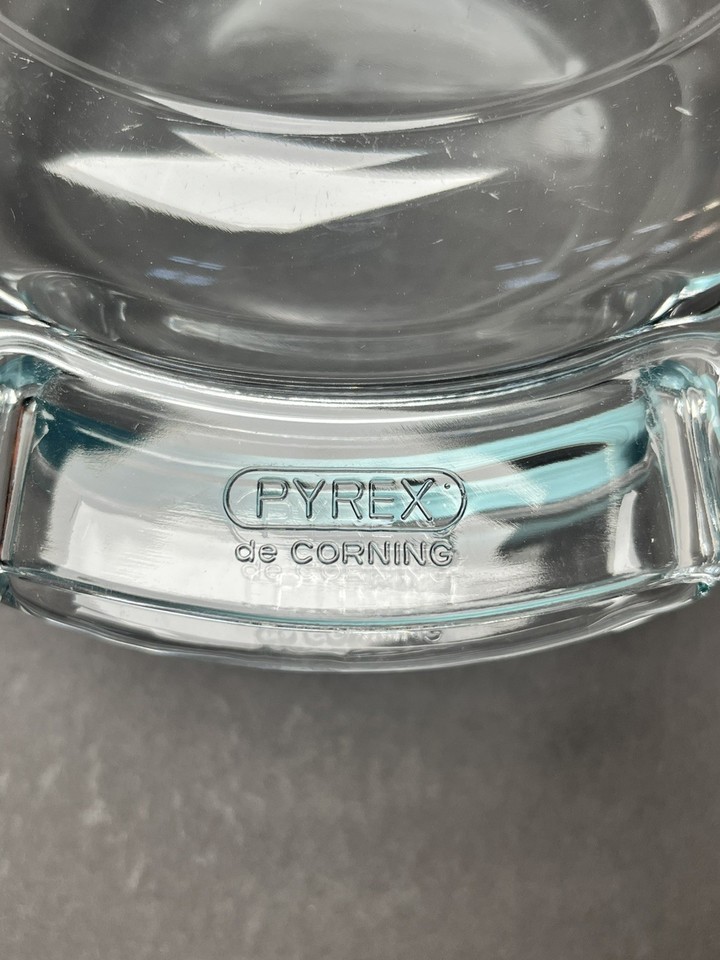 Vintage Pyrex Made In France Clear Glass Bowl #453 Casserole Dish W ...