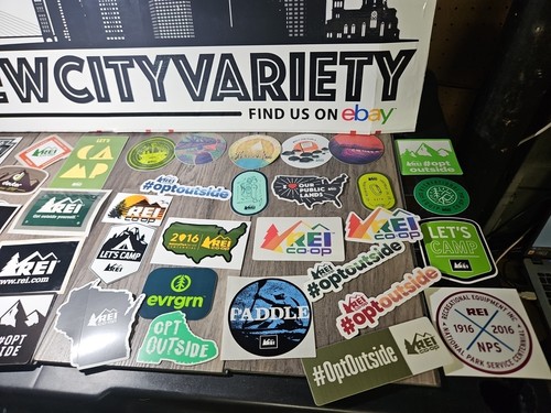 Rei Co•op sticker, Window Decal Huge Lot Pride, WI, Public Lands Let's ...