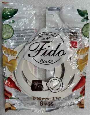 Bormioli Rocco- Replacement gaskets for FIDO jars - 6 pack Original OEM ...