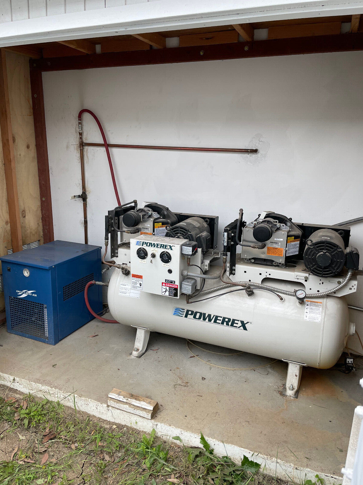 Powerex 10-HP Oilless Scroll Compressor with Great Lakes Air Dryer | eBay