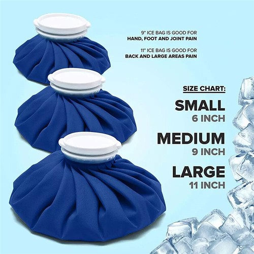 Ice Bag Pain Relief Heat Pack Sports Injury Reusable First Aid for Knee ...
