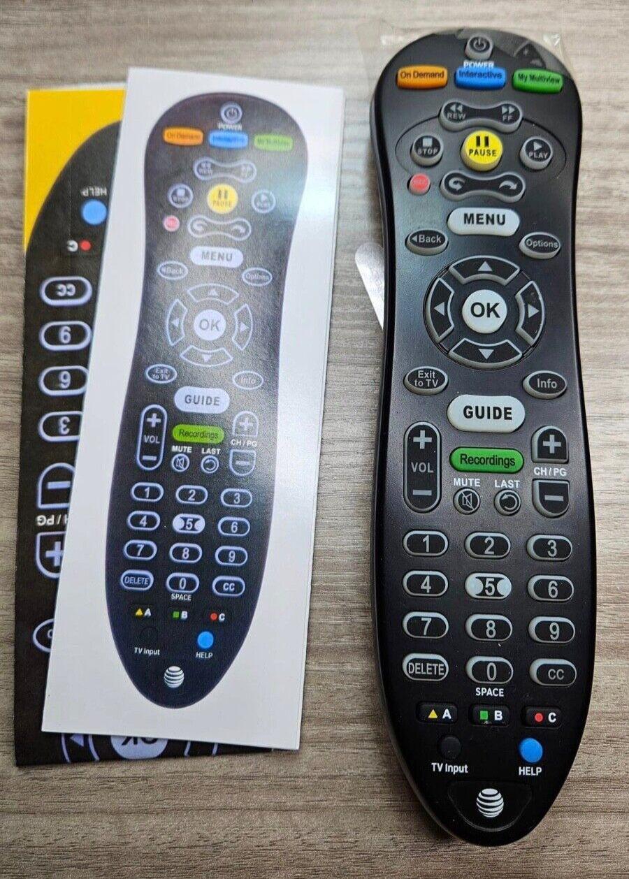 NEW AT&T Uverse Remote Control S30-S1A U Verse with Manuals T41 | eBay