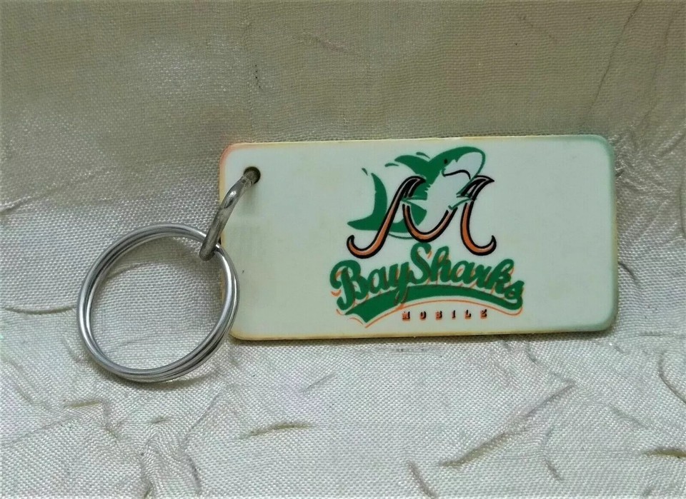 Mobile BaySharks Plastic Key Ring & Eraser Defunct Team Mobile AL ...
