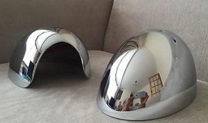 CHROME WING MIRROR COVERS FITS MINI MK2 COOPER ONE CLUBMAN PACEMAN ...