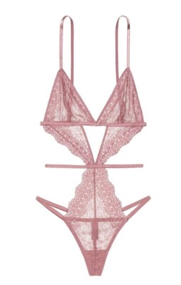 VS very sexy lace cut out teddy brand NEW SIZE medium mauvelous | eBay
