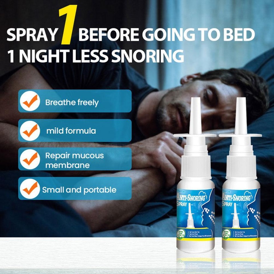 30ml Anti Snoring Relief Remedy Snoring Nasal Spray Snore Stop Spray ...