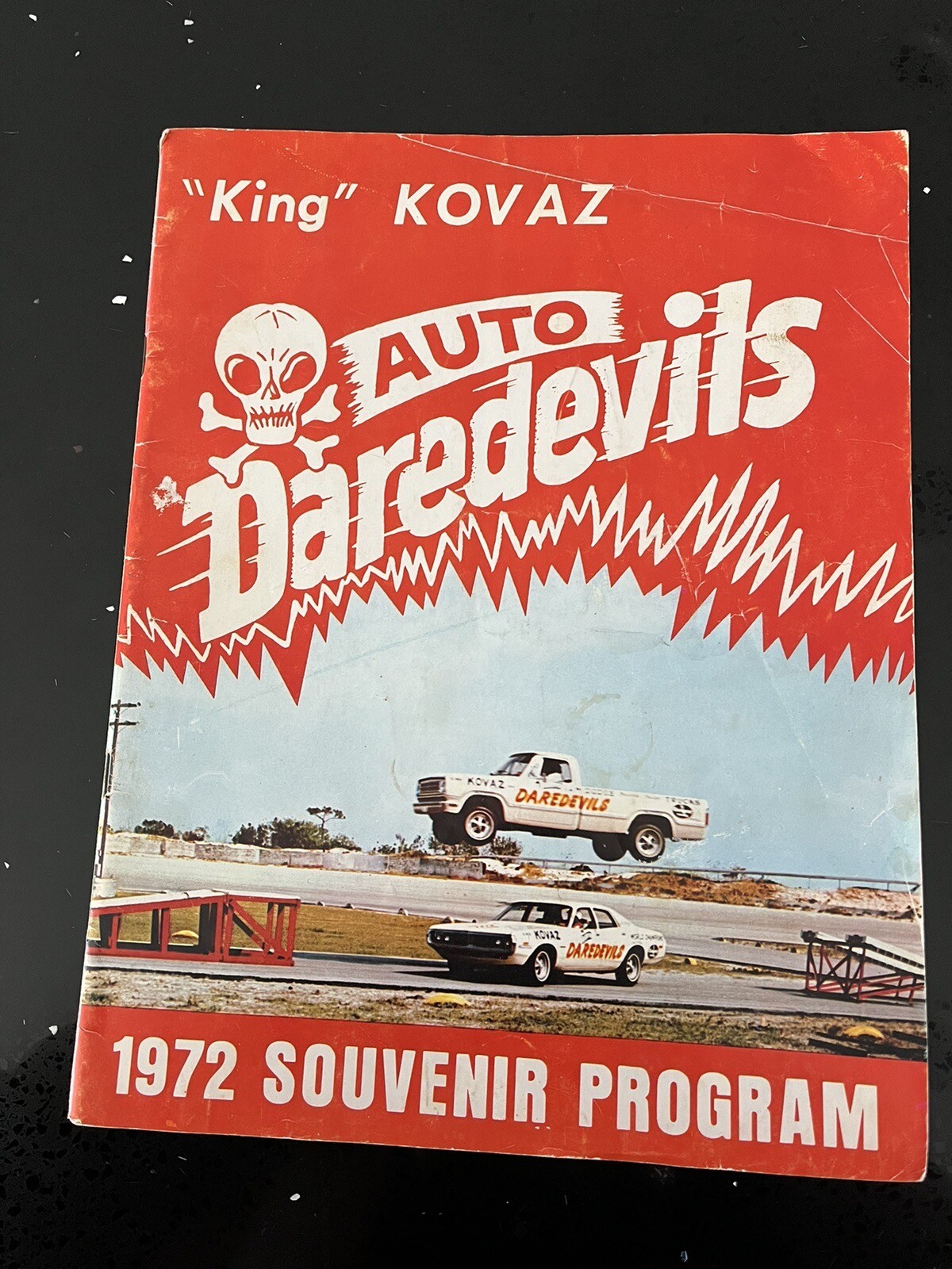 King Kovaz Auto Daredevils 1972 Souvenir Autographed Program | eBay