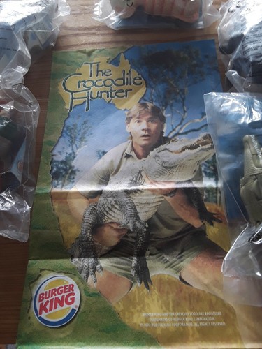 Burger King toy Steve Irwin Action Figures The Crocodile hunter Full ...