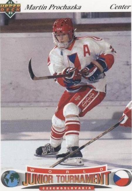 1991-92 Upper Deck Czech World Junior Tournament - Martin Prochazka #96 ...