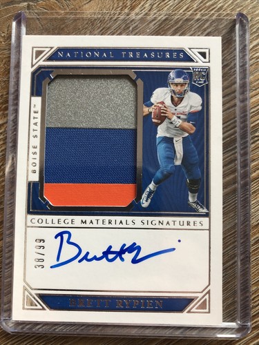 2019 Brett Rypien Panini National Treasures Signed Rookie Card /99 | eBay