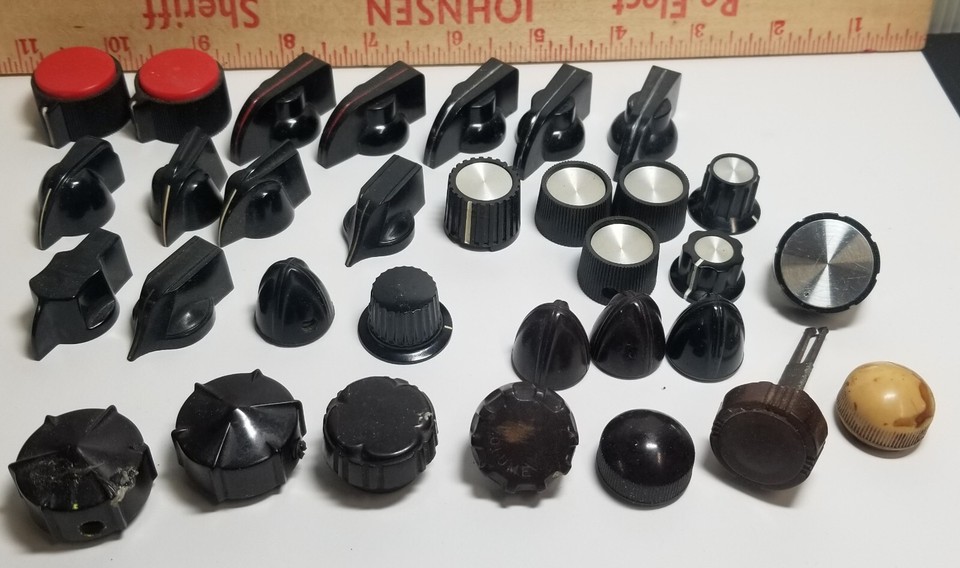 LOT 30+ VTG BAKELITE KNOBS Variety General Collection Makes Model YOU DECIDE | eBay