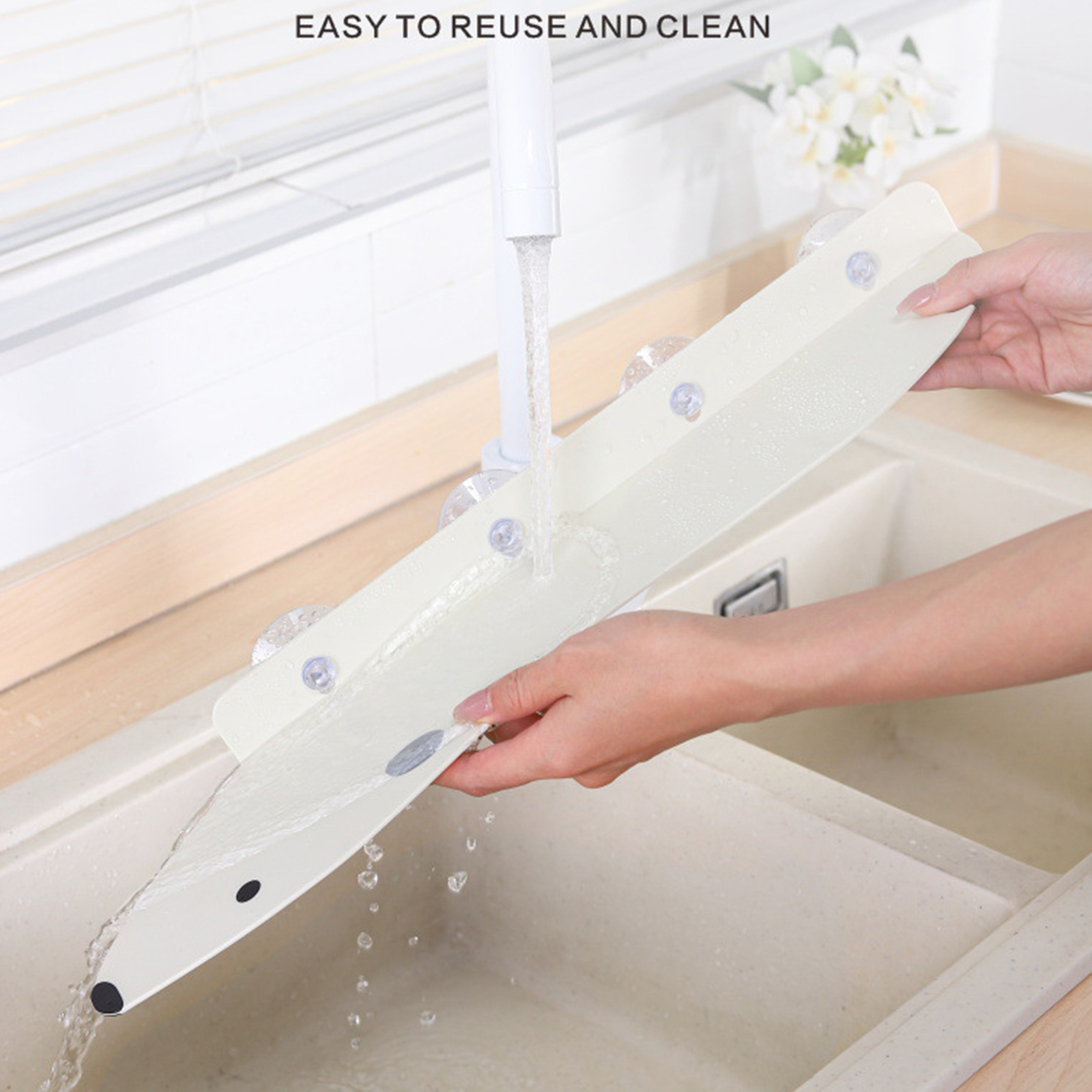 Sink Splash Board Polar Bear Shape Anti-splash Sink Water Splash Board ...