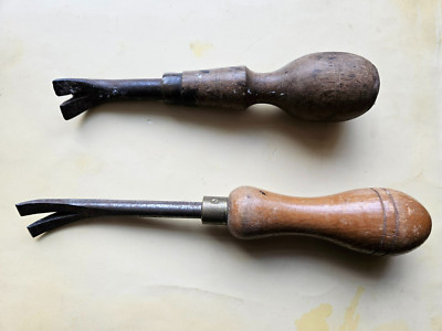 vintage tack tool Remover/Lifter Wood Handle x 2 | eBay