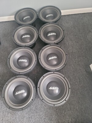 Mmats Pro Audio PRO 500 Watt RMS DVC 4 Ohm 10" 8 Subs Available | eBay