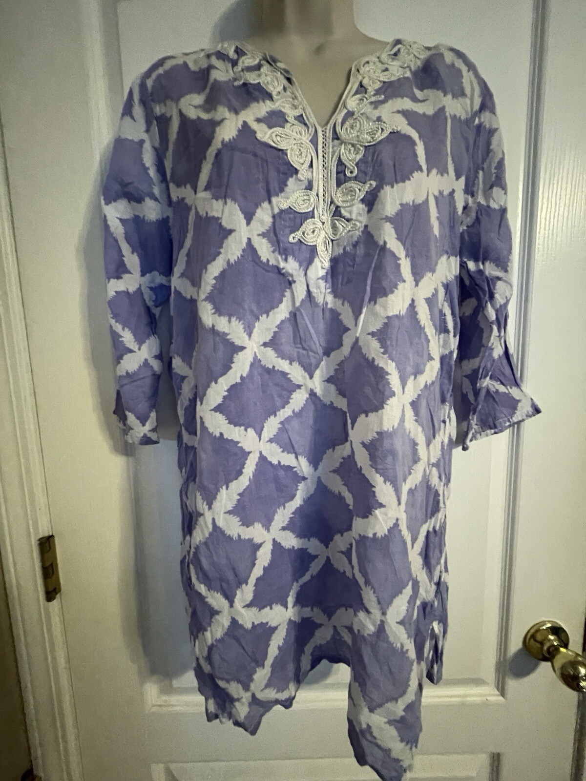 Roberta Roller Rabbit Purple Pool Cotton Tunic Cover … - Gem