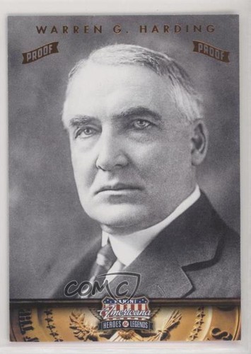2012 Panini Americana Heroes & Legends Bronze Proof /100 Warren G ...