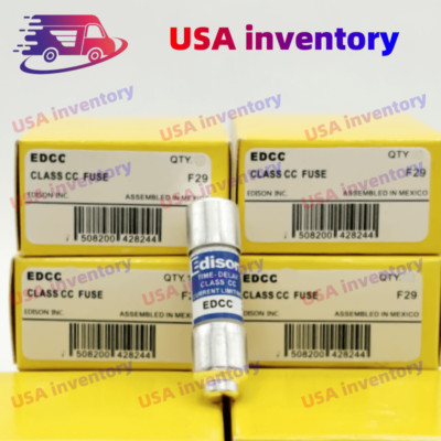 10PCS ORIGINAL BUSSMANN Edison EDCC-2 2A 600V Time Delay Fuse EDCC2 | eBay