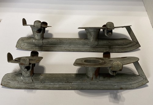 Antique Set Of Clamp On Ice Skates 12” | eBay