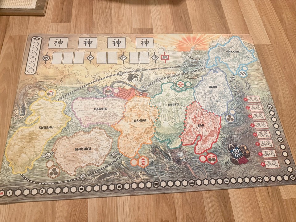 Rising Sun Board Game and Expansions + Kickstarter Exclusive Playmat ...