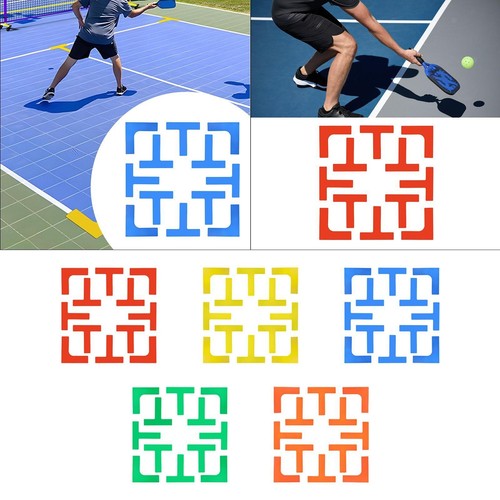 Pickleball Court Marker Portable Throw Down Markers for Lawn Training ...