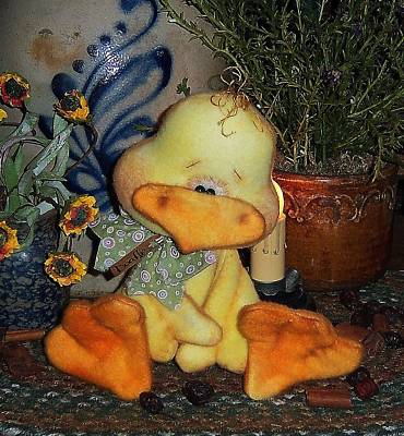 Patti's Ratties Primitive Chicken Bird Chick Doll Ornie Paper Pattern ...