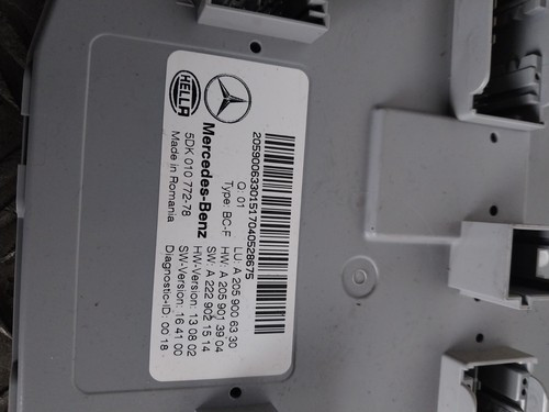 MERCEDES C220 FRONT SAM CONTROL UNIT A2059006330 W205 C CLASS 2017 | eBay