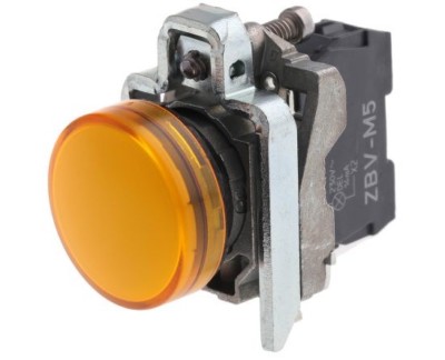 Genuine Schneider Electric - LED Pilot Light ORANGE - XB4BVM5 - 220VAC ...