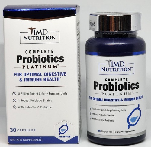 1MD Complete Probiotics Platinum 51 Billion CFU Immune Health Exp. 01/ ...