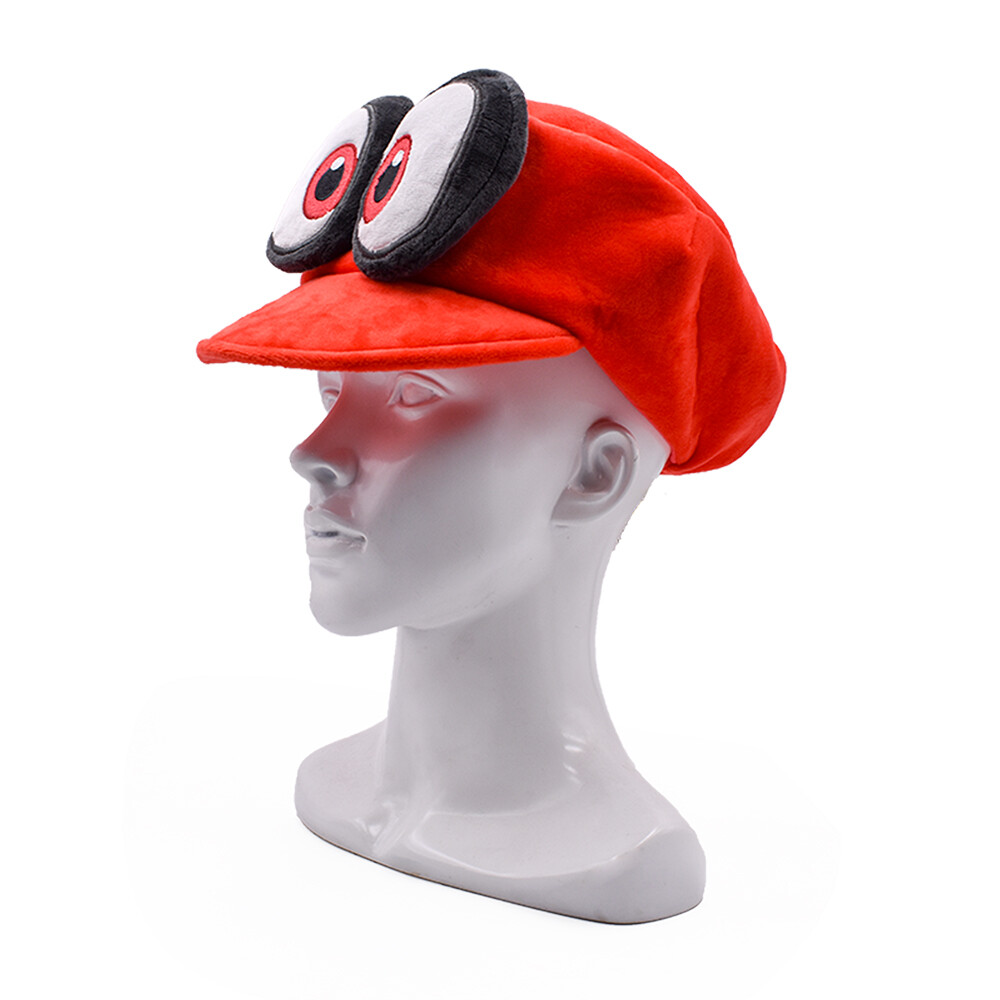 Super Mario Odyssey Plush Toy Hats Mario Luigi Cappy Hat Adult Cosplay ...