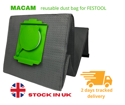 Macam Reusable CT26 Filter Bag for Festool CTL26 Festool CTM26 dust ...
