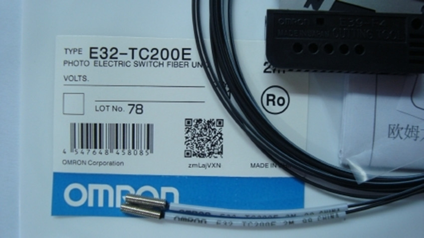 Omron E32-TC200E Photoelectric Switch Fiber E32TC200E 2M New In Box | eBay