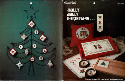 HOLLY JOLLY CHRISTMAS SUSAN BATES CROSS STITCH LEAFLET | eBay