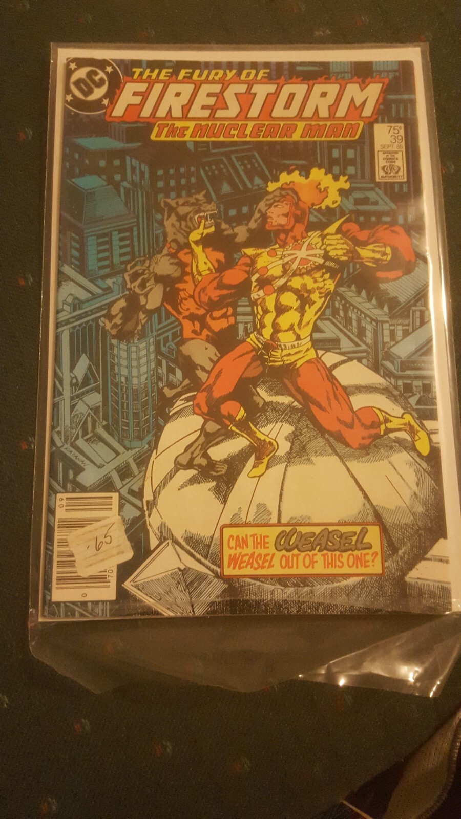 Fury of Firestorm, DC, Sept 1985, #39, Weasel, Mark Jewelers Insert, | eBay