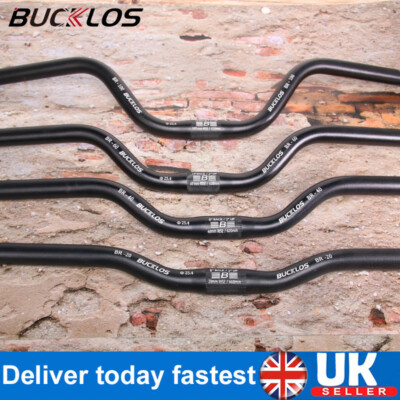 BUCKLOS 25.4*620/660/720mm Handlebar 20/40/60/100mm Hi-Rise Bar MTB/BMX ...