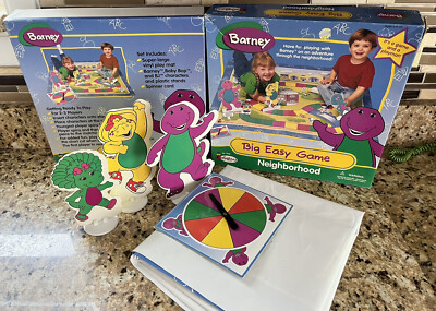 RARE Vintage 1997 Barney Neighborhood Big Easy Game Play Mat by ...